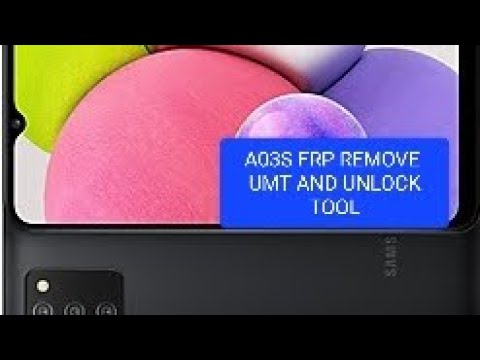 Samsung A03s frp remove Umt and unlock tool - YouTube