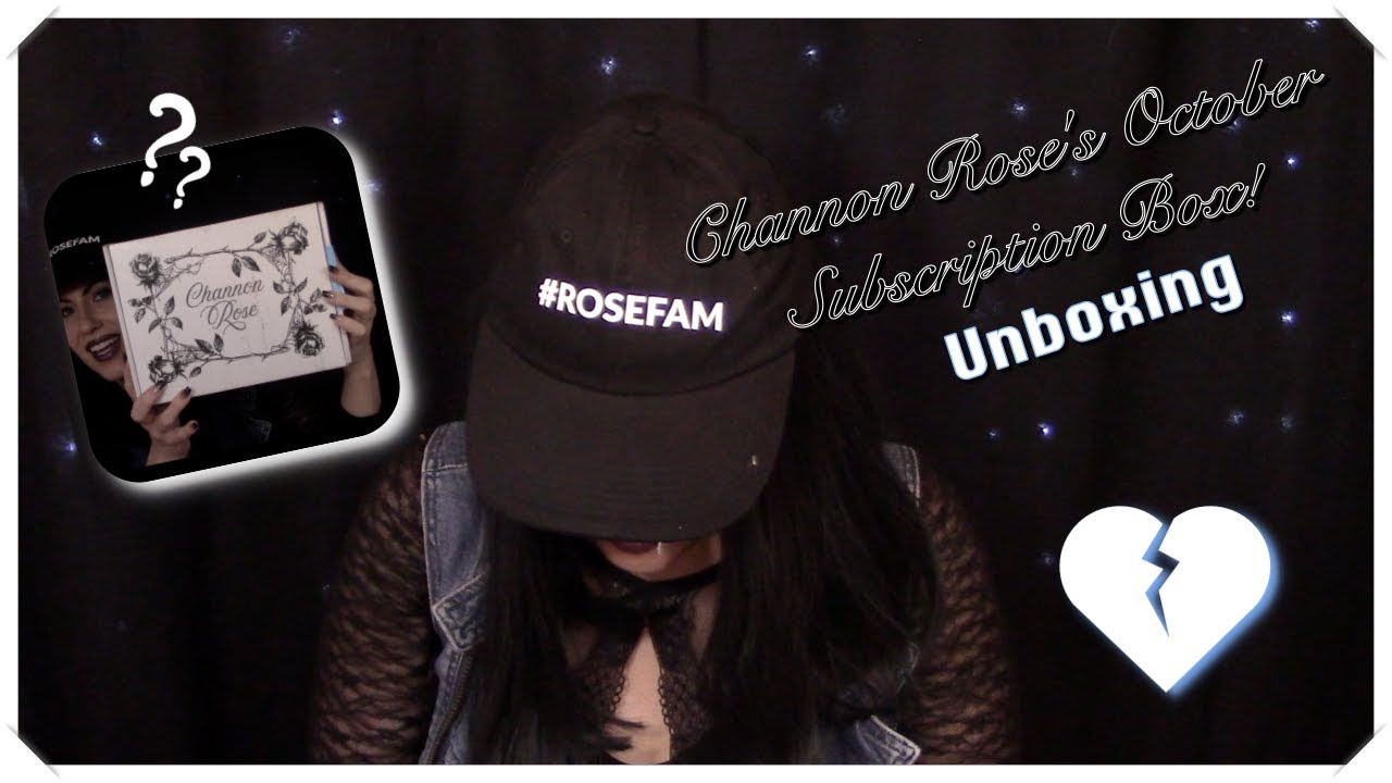 Channon Rose's October Subscription box...hmmmm??!! - YouTube