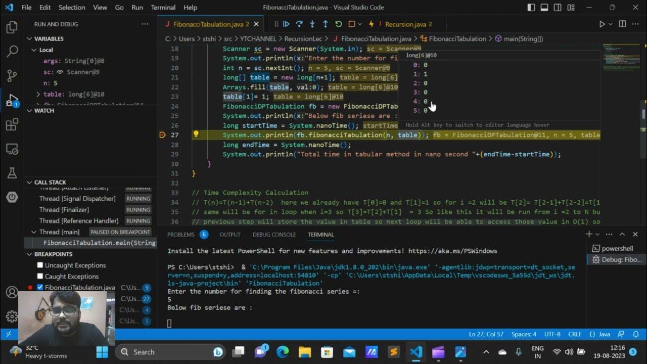 Fibonacci with Tabulation Technique #dp #dynamicprogramming #fibonacci ...