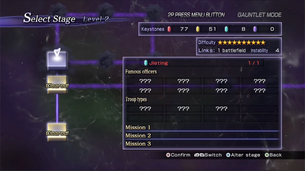 Warriors Orochi 3 | Gauntlet Mode | Level 2 | Stage 19 | Jieting - YouTube