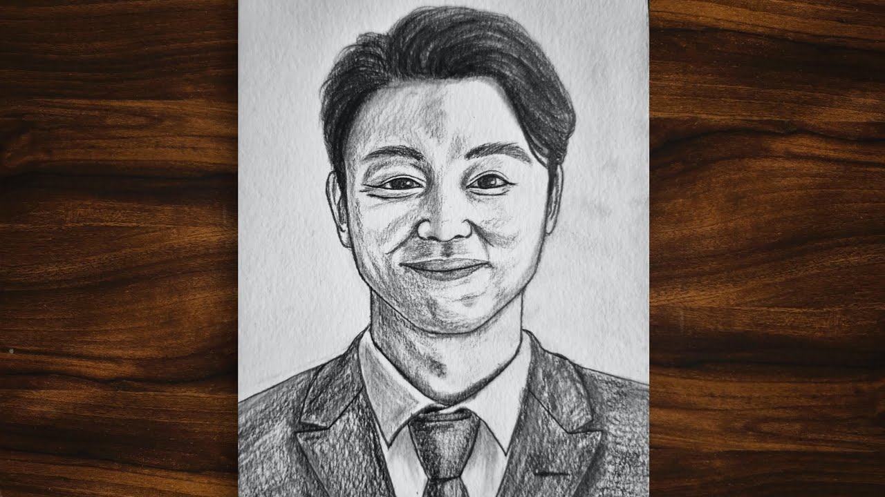 How to Draw Salesman form Squid Game Step by step || Salesman Easy ...