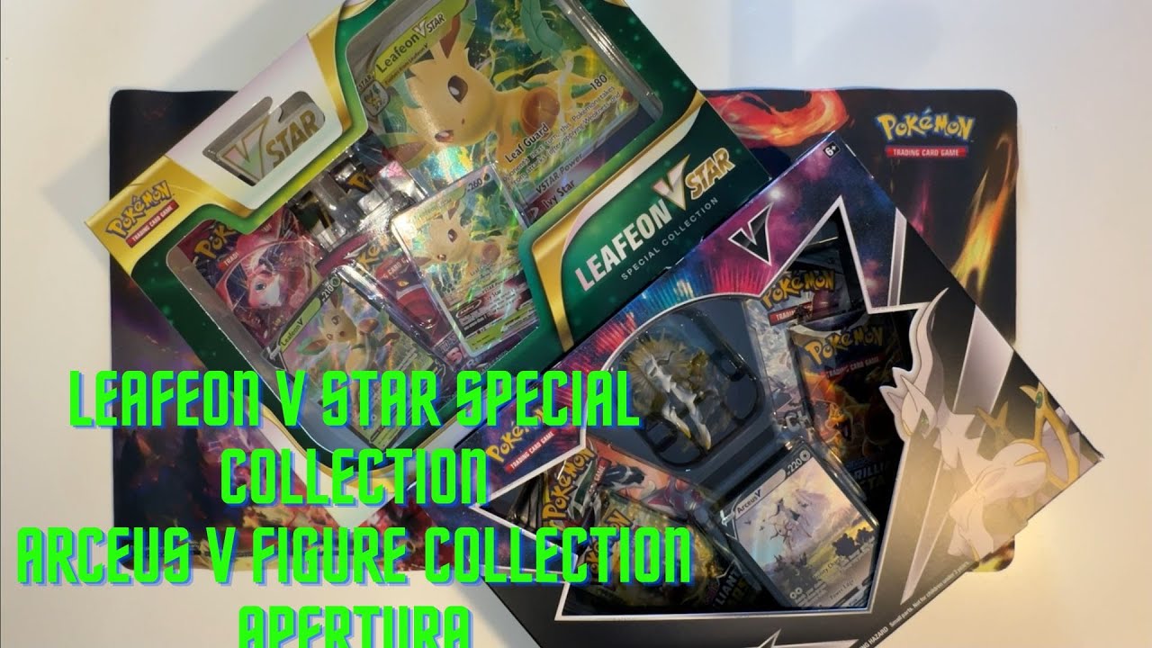 leafeon v star special collectionarceus v figure collection apertura ...