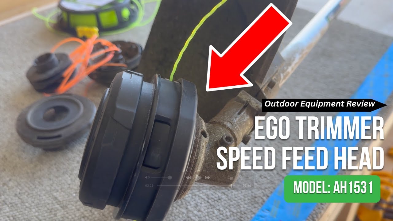 EGO Trimmer Head Replacement Review - YouTube