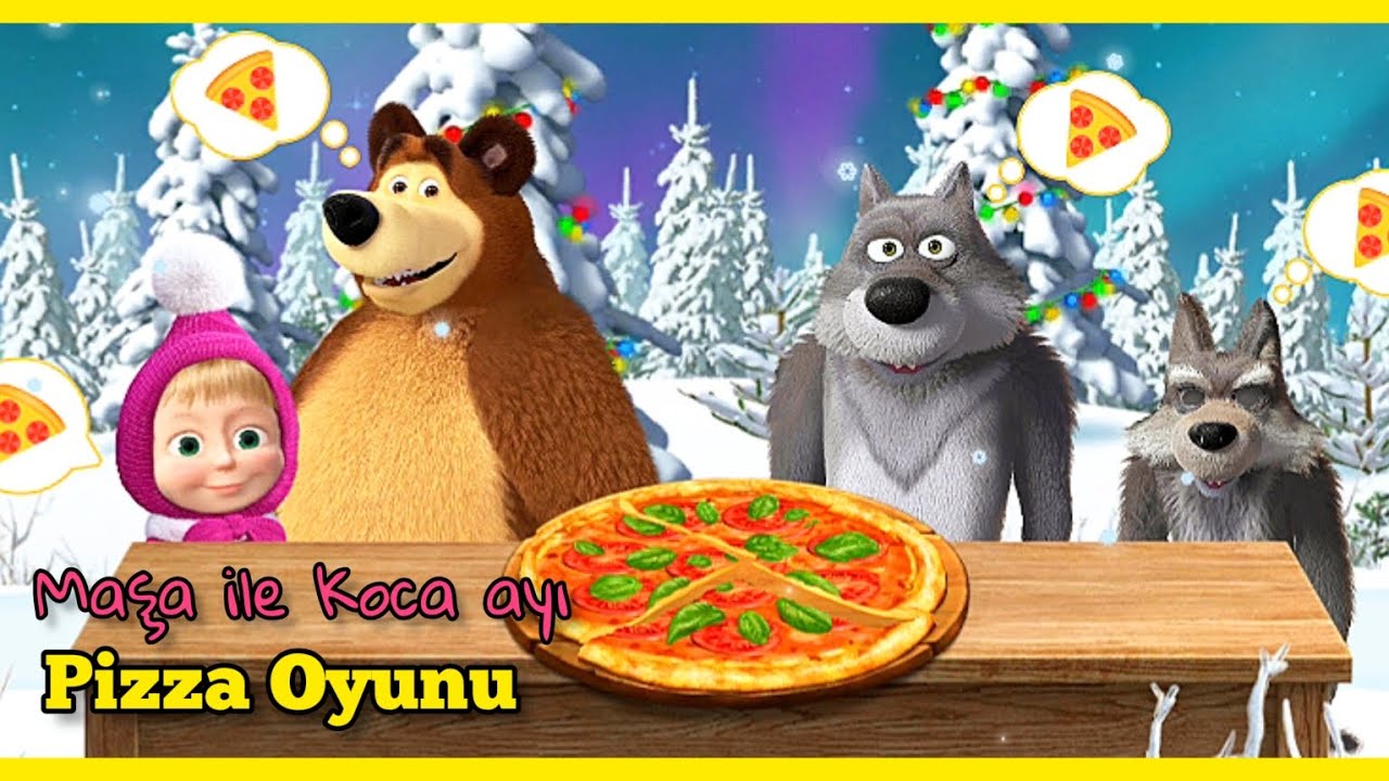 Maşa ile Koca Ayı Pizza Oyunu| Maşa ile Koca Ayı Çocuk Oyunları ...