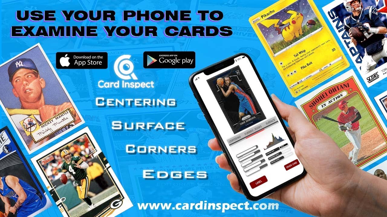 Mobile App to Grade Your Trading Cards | Card Inspect - YouTube