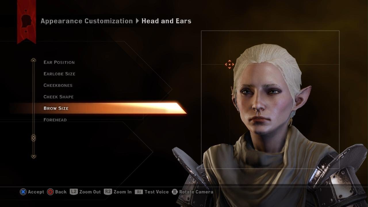 Dragon Age: Inquisition - Female Dalish Elf Character Sliders - No Mods ...