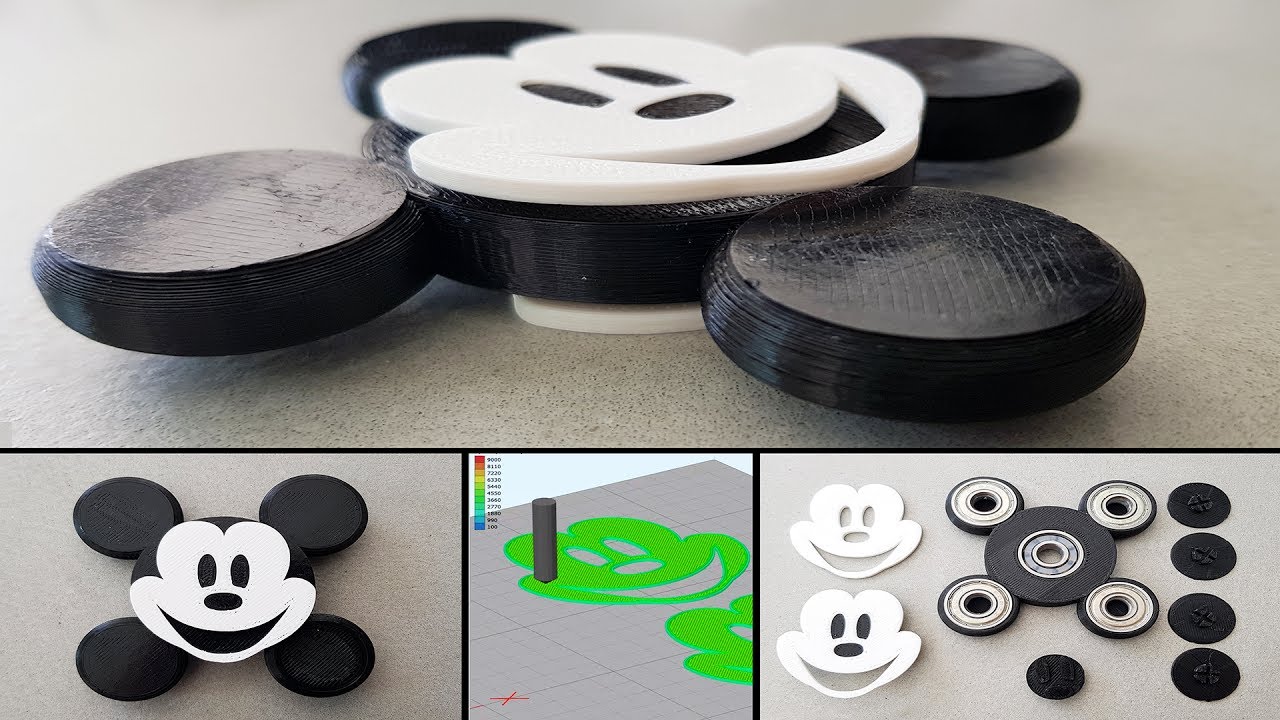Mickey Fidget Spinner - YouTube