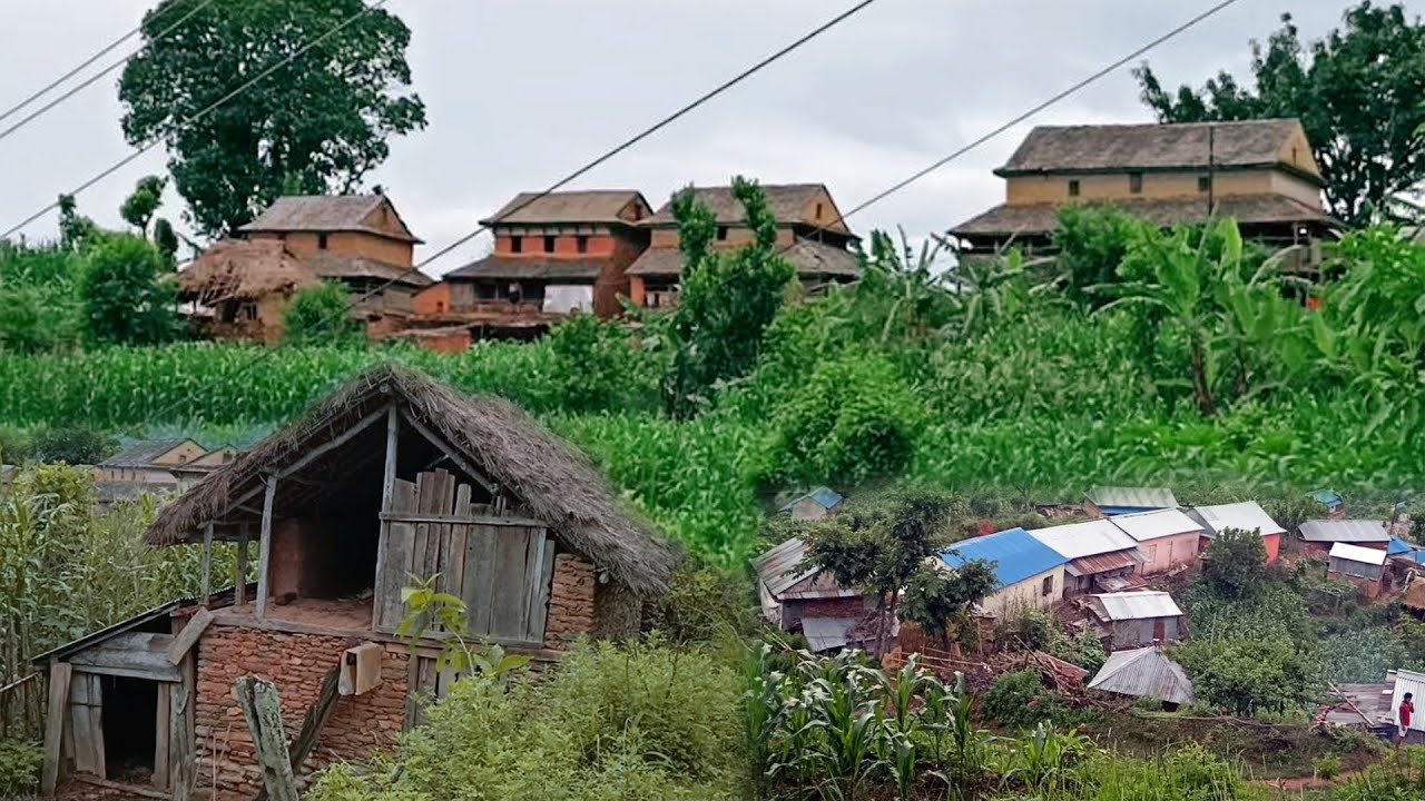 Traditional Organic Village life in Nepal | Countryside life in Himalay ...