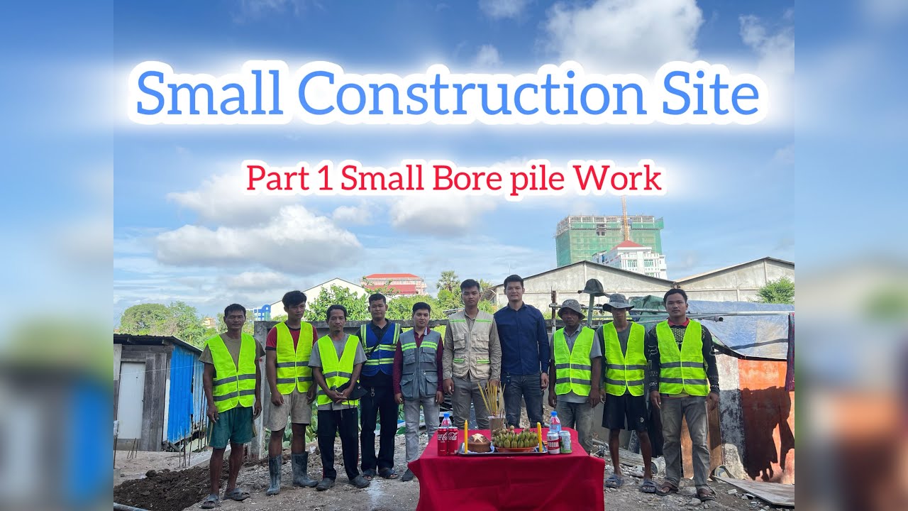 Small Construction #Part 1 (Bore Pile Work) - YouTube