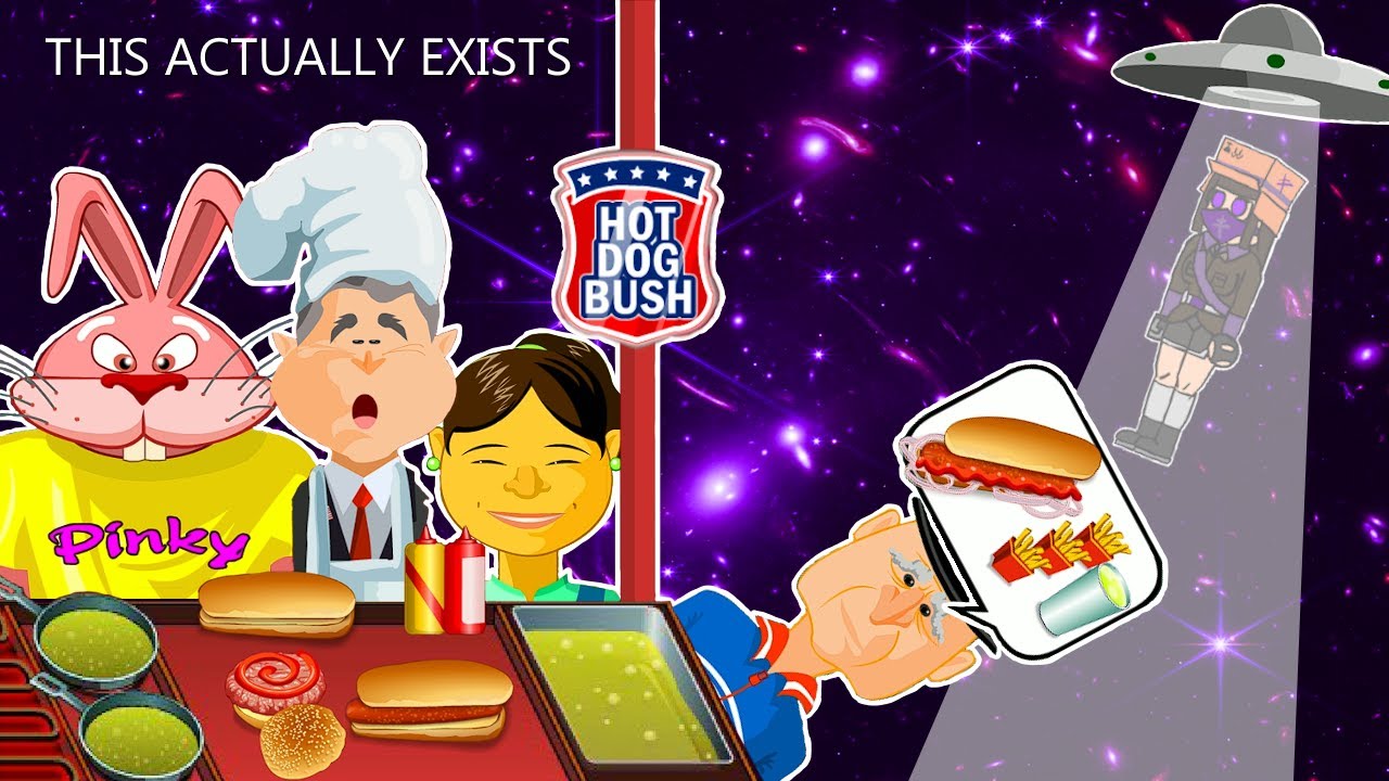 Hot Dog Bush: The Strangest Flash Game I've ever Played - YouTube