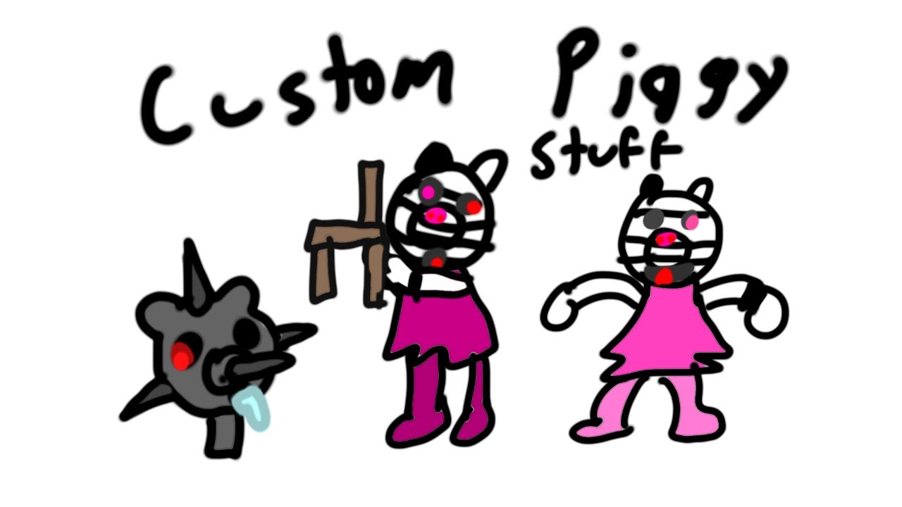 Custom Piggy Skins (and a trap) that I made - YouTube