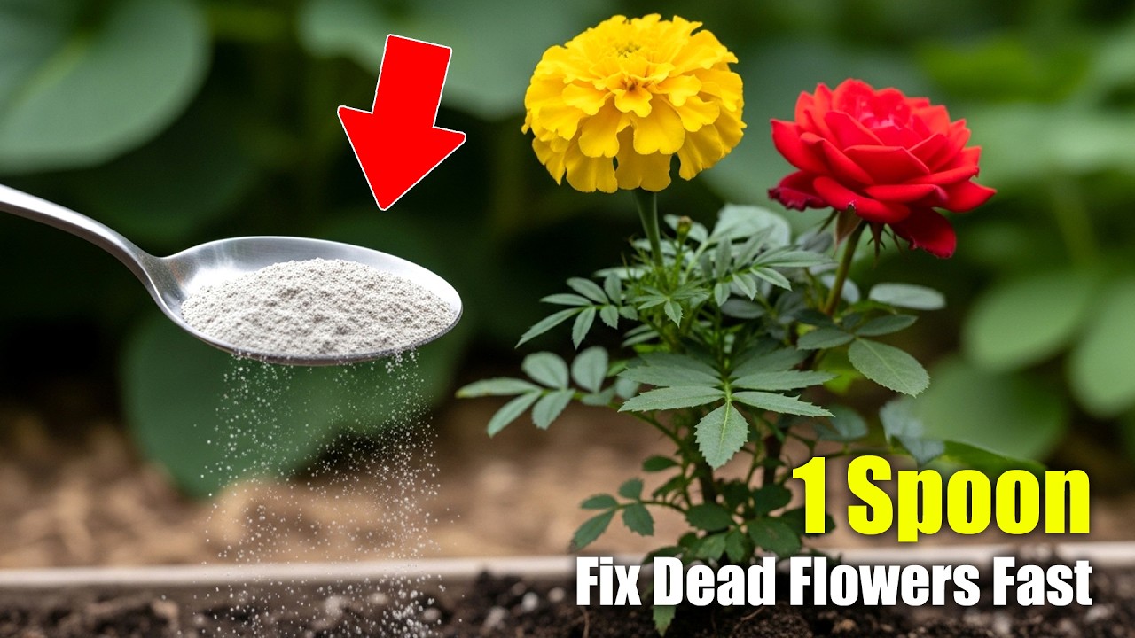 The SECRET Powder That Makes Flowers Bloom Like Crazy – No Chemicals ...