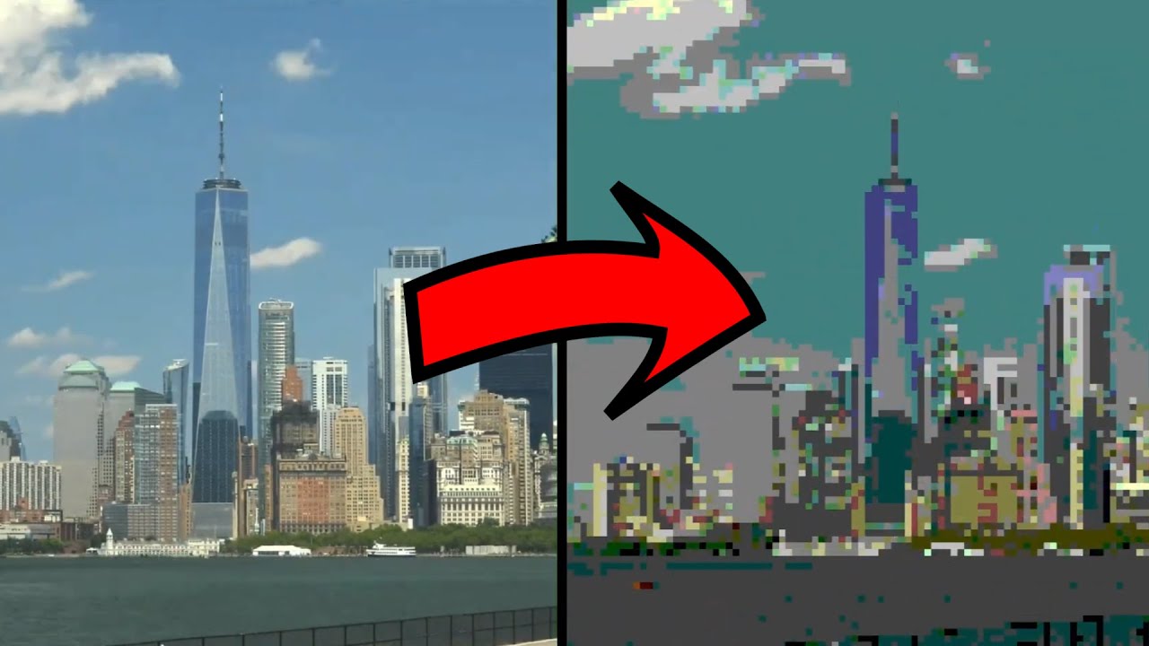 New York City, but it's 8-Bit! - YouTube