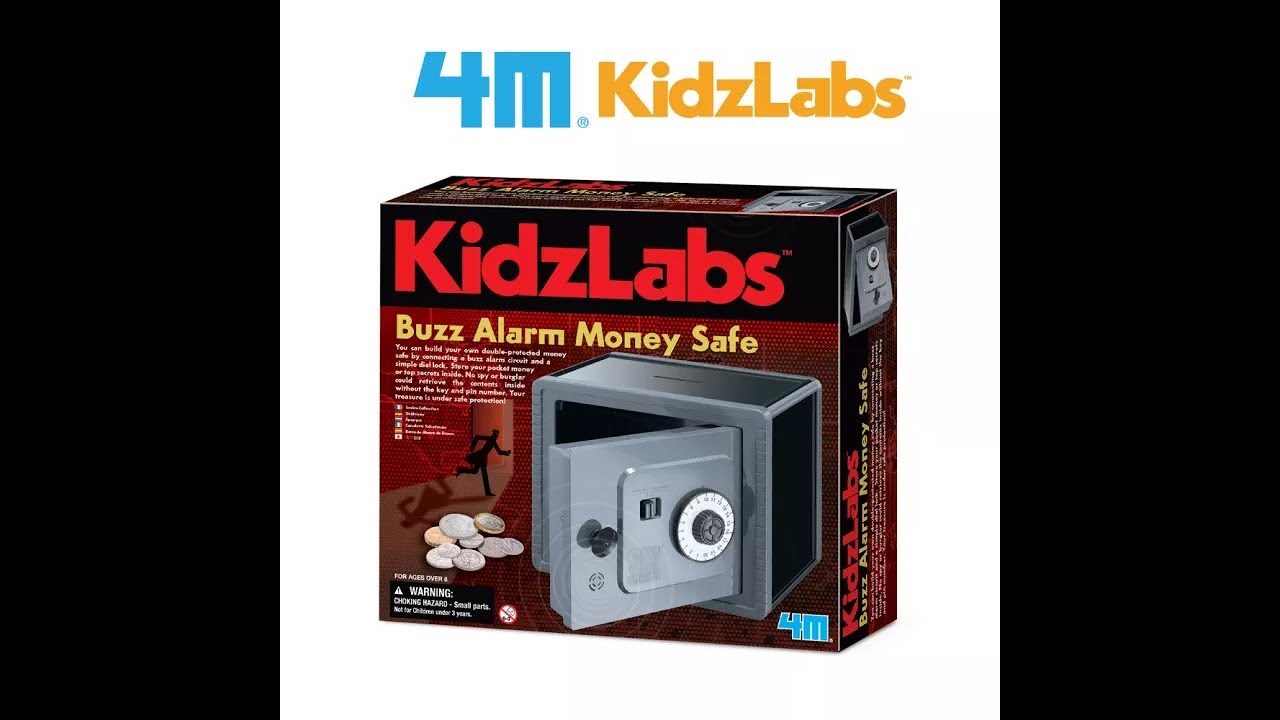 Unboxing KidzLabs Buzz Alarm Money Safe | LeErn Play - YouTube