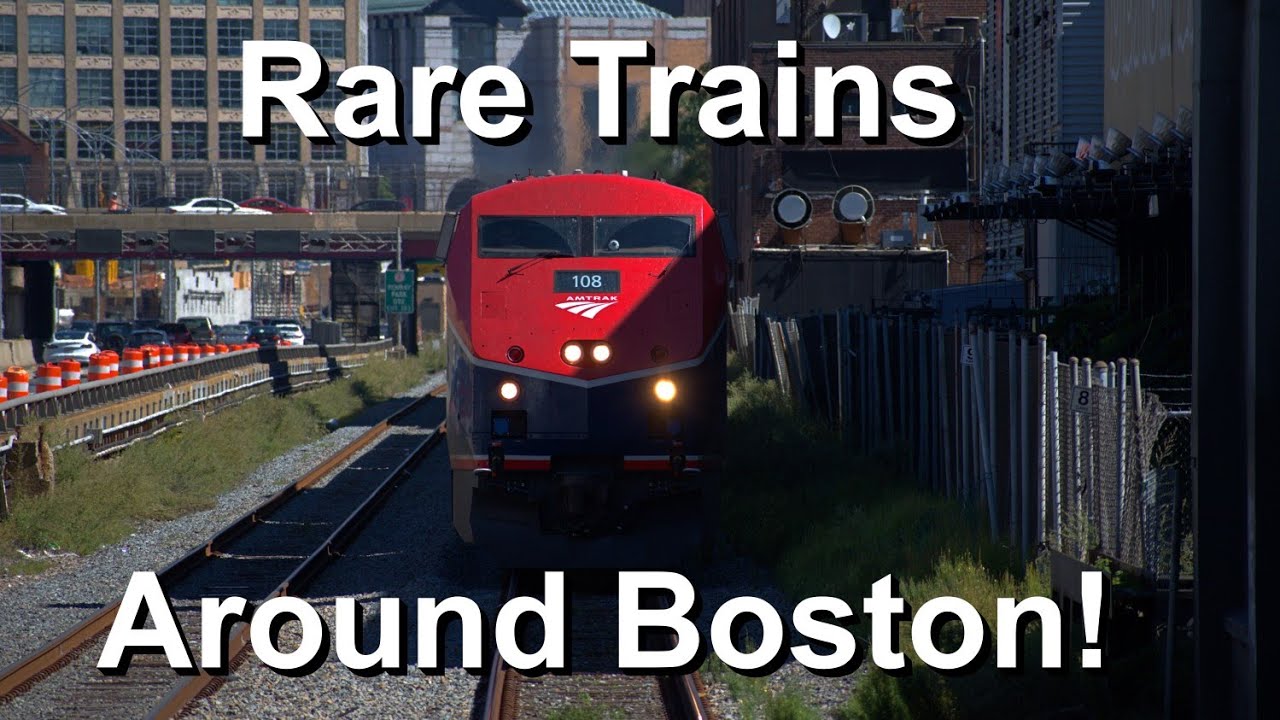 Rare Trains Around Boston! // Unused Rare Train Footage From 2021 ...