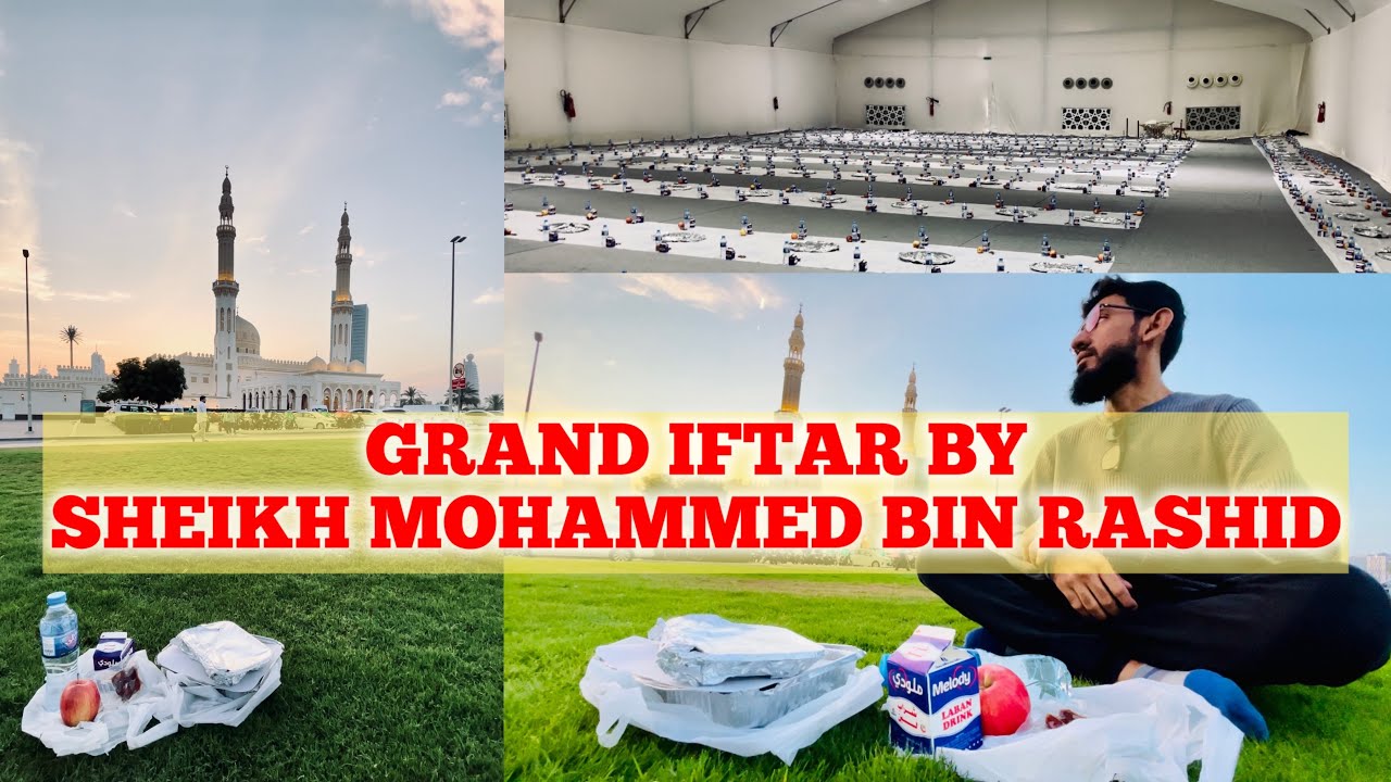 GRAND IFTAR at Zabeel Mosque by Sheikh Mohammed Bin Rashid in Dubai ...