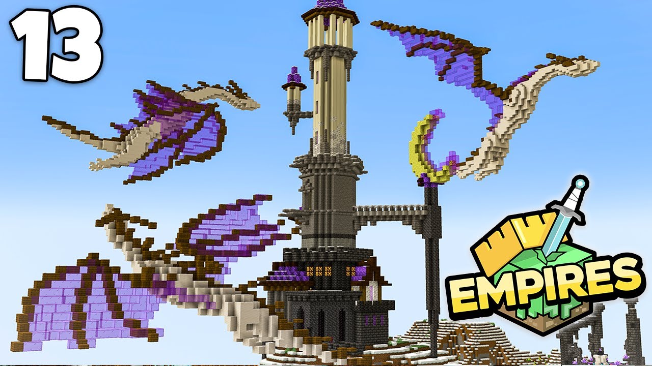 Empires SMP: Epic Dragon Tower | Episode 13 - YouTube