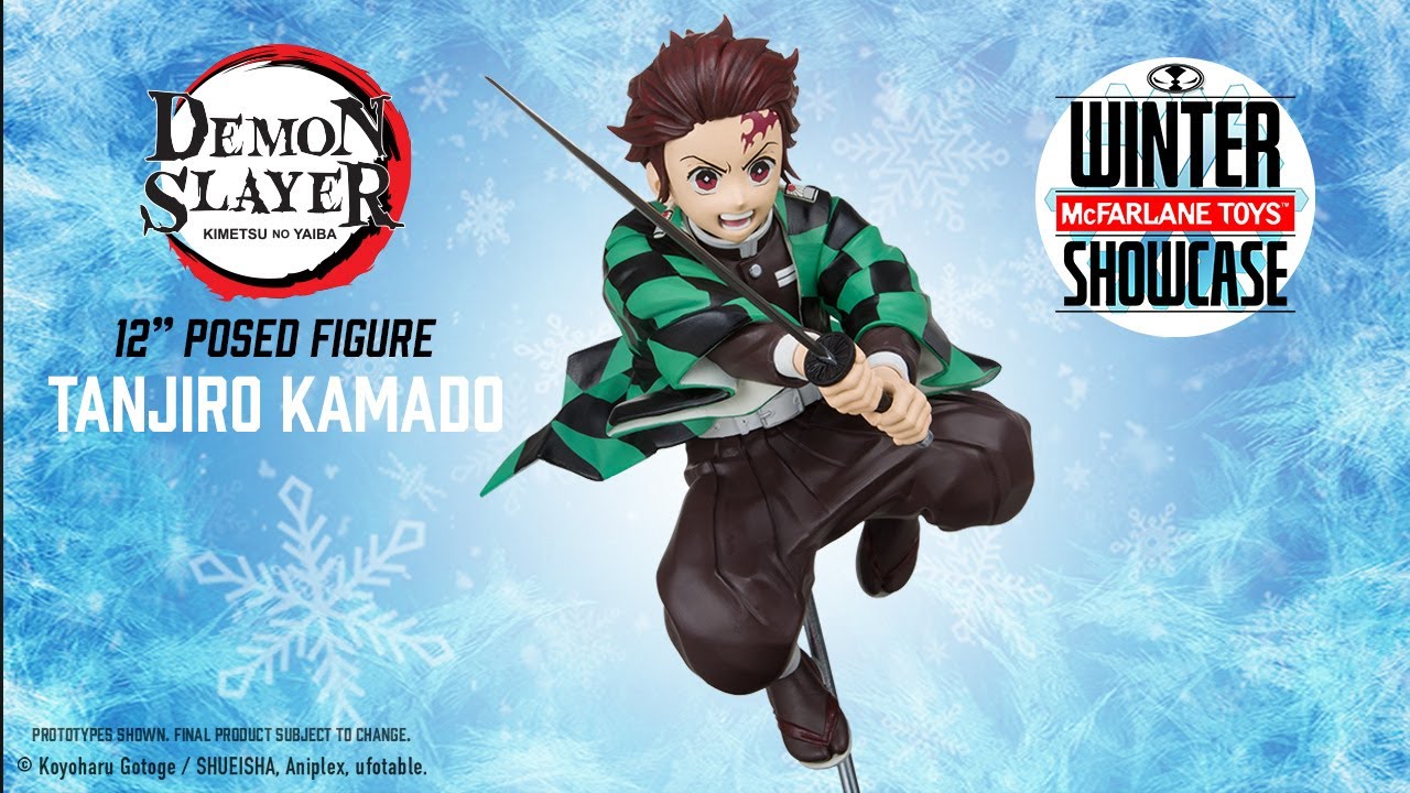 NEW Demon Slayer™: Tanjiro: McFarlane Winter Showcase 12" Posed Figure ...