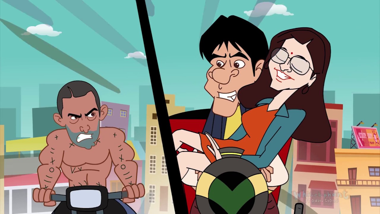 "Chennai Express VS Dhoom 3" - Animation - YouTube