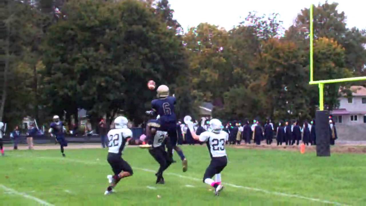 Jake Curry 22 yard TD pass to Jamel Smith Rush - YouTube