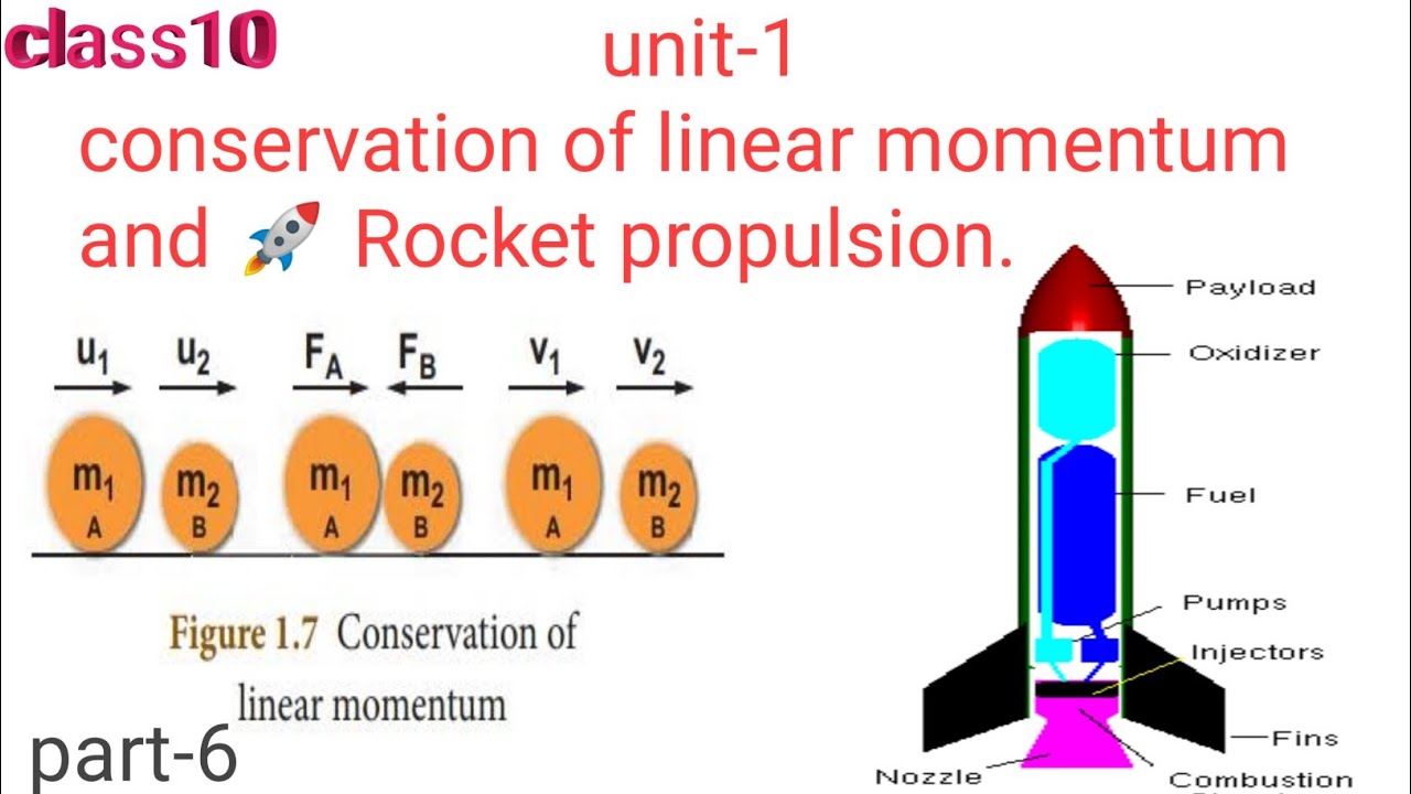 10th science|unit-1. conservation of linear momentum and Rocket ...