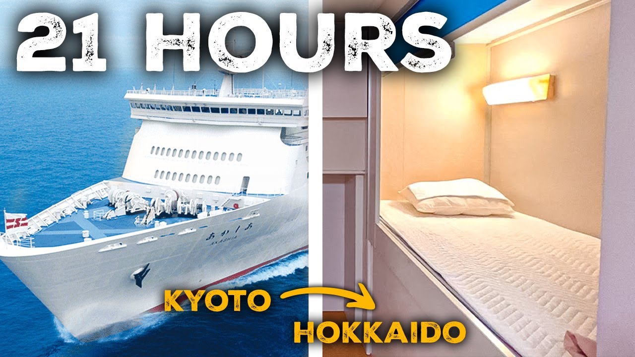 Japan's Overnight Capsule Ferry | 21-Hour Travel from Kyoto to Hokkaido ...