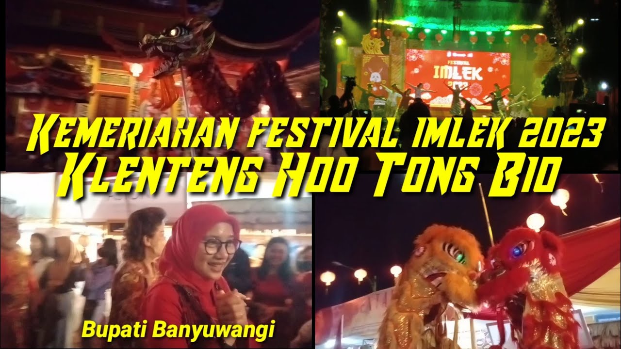 Kemeriahan festival imlek klenteng Hoo Tong Bio 2023 - YouTube