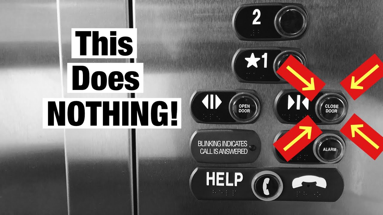 Does the Elevator CLOSE Door Button Work? - YouTube