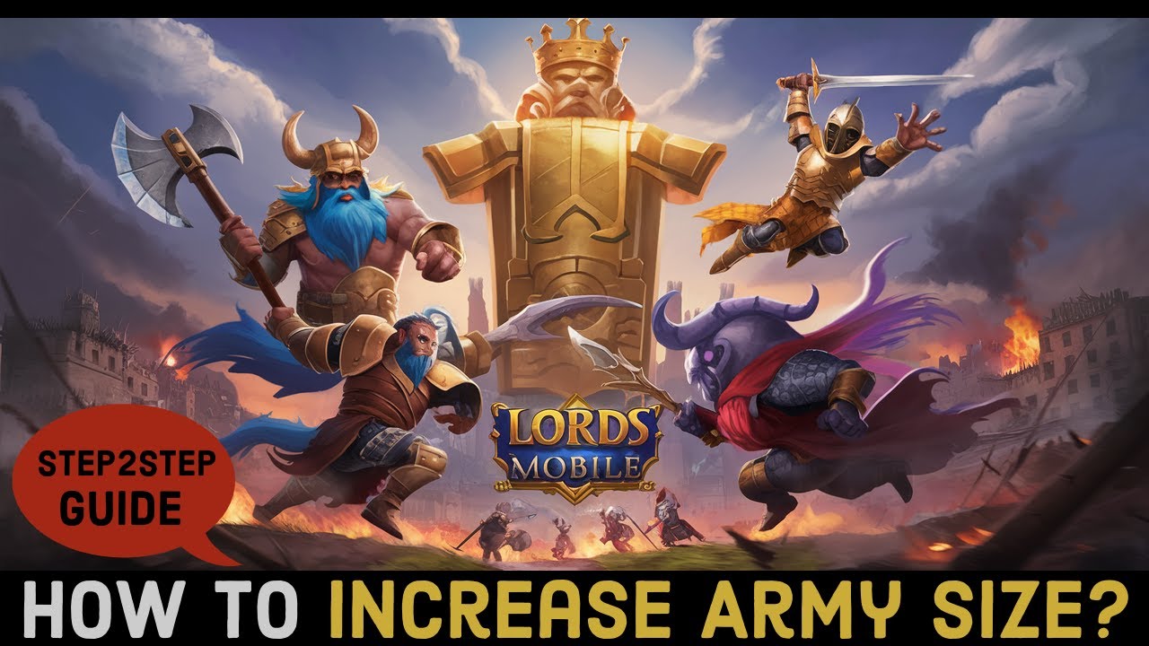 How to Increase Army Size in Lords Mobile? Expand Your Army Fast in ...