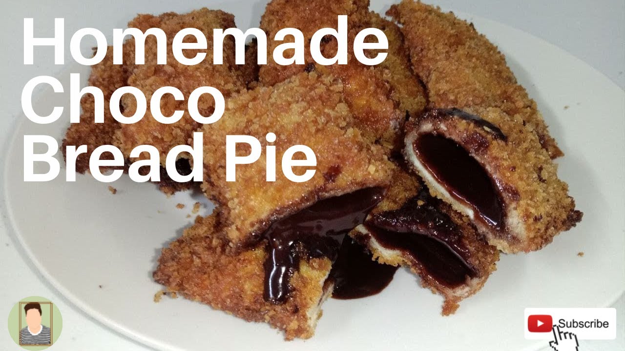 EASY HOMEMADE CHOCO BREAD PIE - YouTube