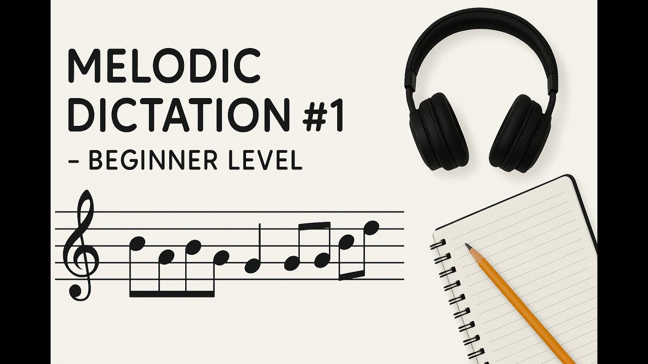 Melodic Dictation #1 – Beginner Level (Niveau Débutant) - YouTube