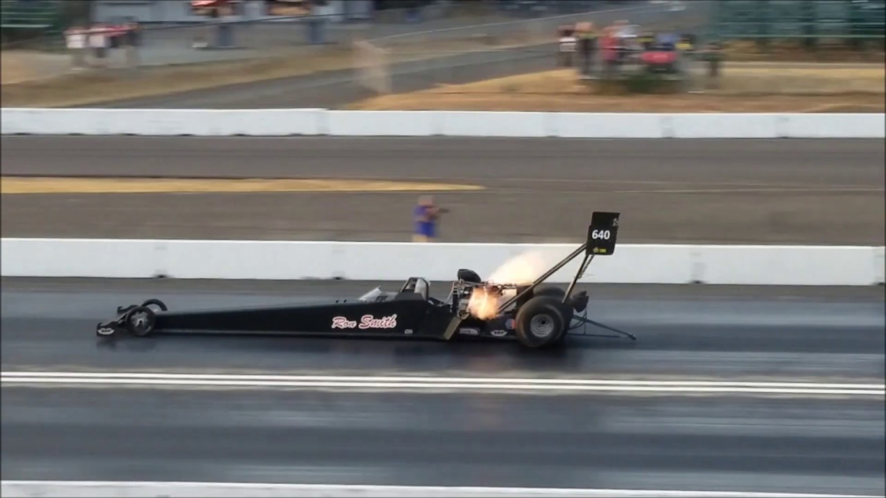 Ron Smith Top Fuel at Pacific Raceways - YouTube