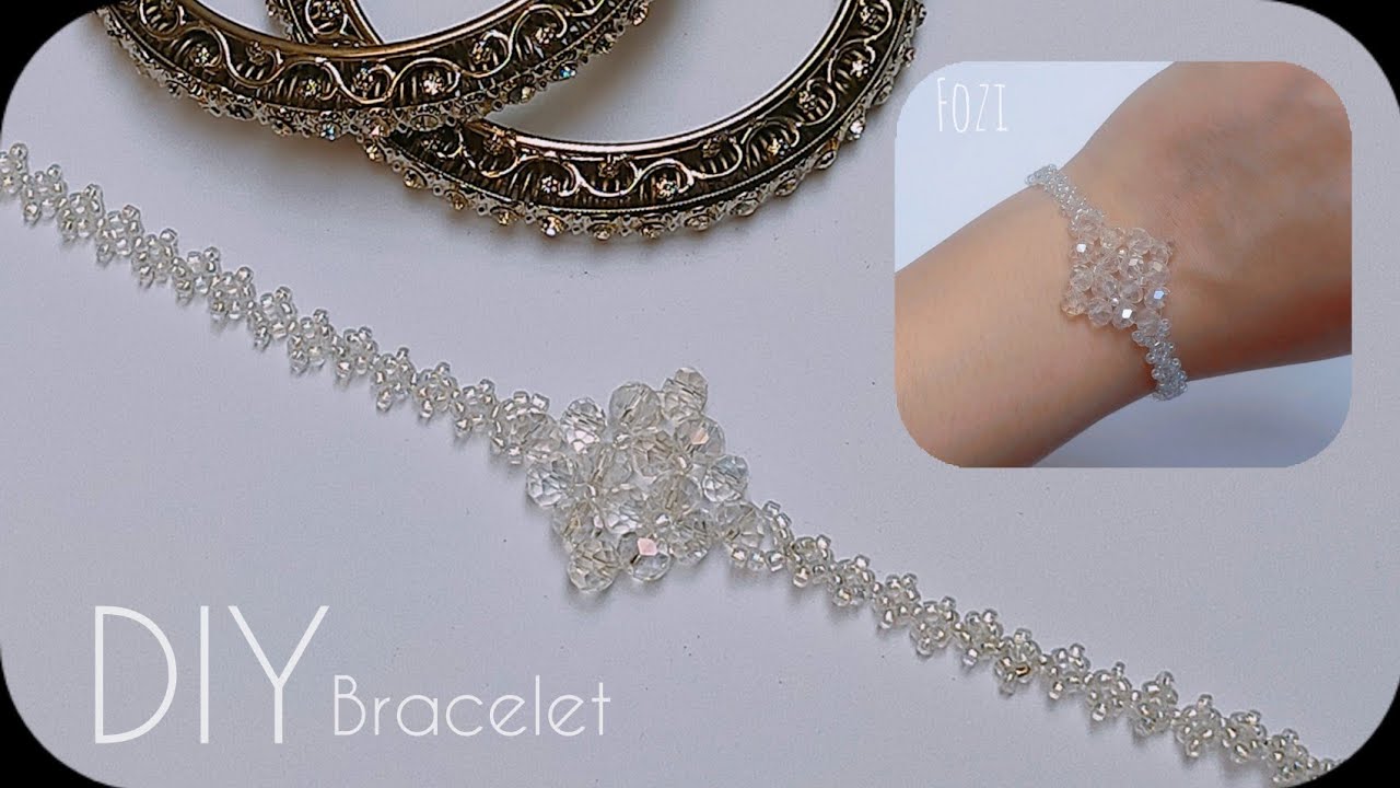How to Create a Stunning Crystal Bead Bracelet: DIY Tutorial - YouTube