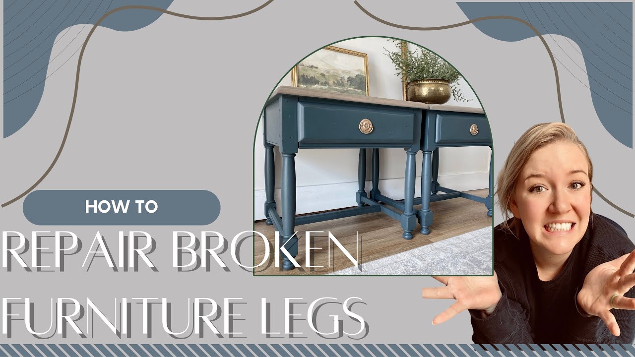 Repairing Broken Furniture Legs - YouTube