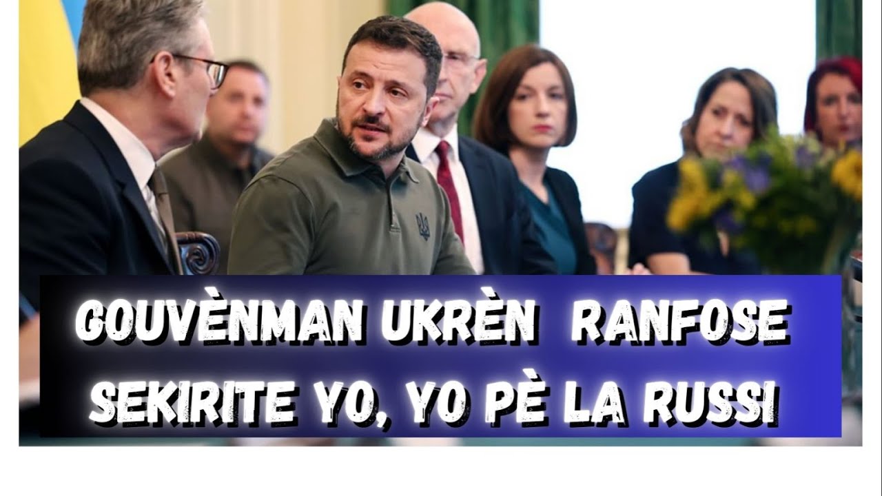 Gouvènman ukrèn ranfose sekirite yo, yo Pè reprezay la russi - YouTube
