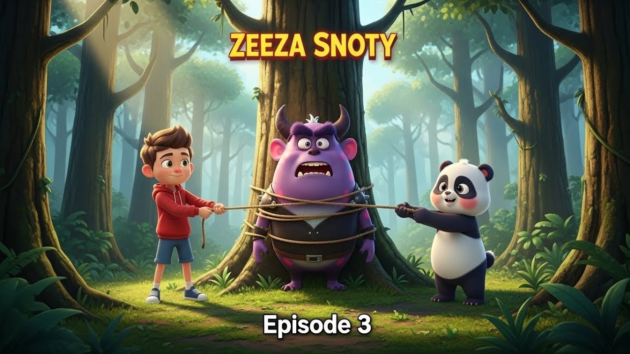 Zeeza Snoty Episode 3 | Snoty ki nadi main nahanay ki zid | Shimba Ka ...