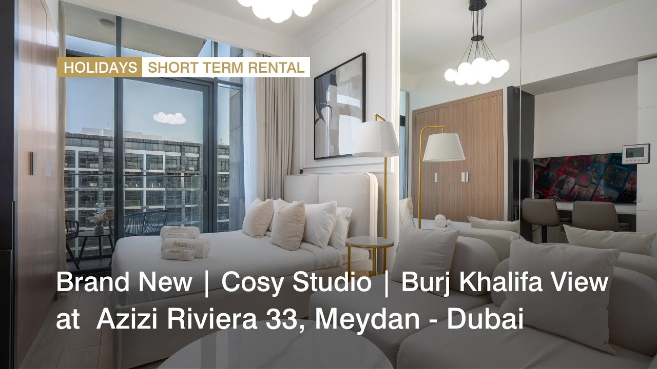 Cosy studio apartment at Azizi Riviera 33, Meydan - Dubai | Holiday ...