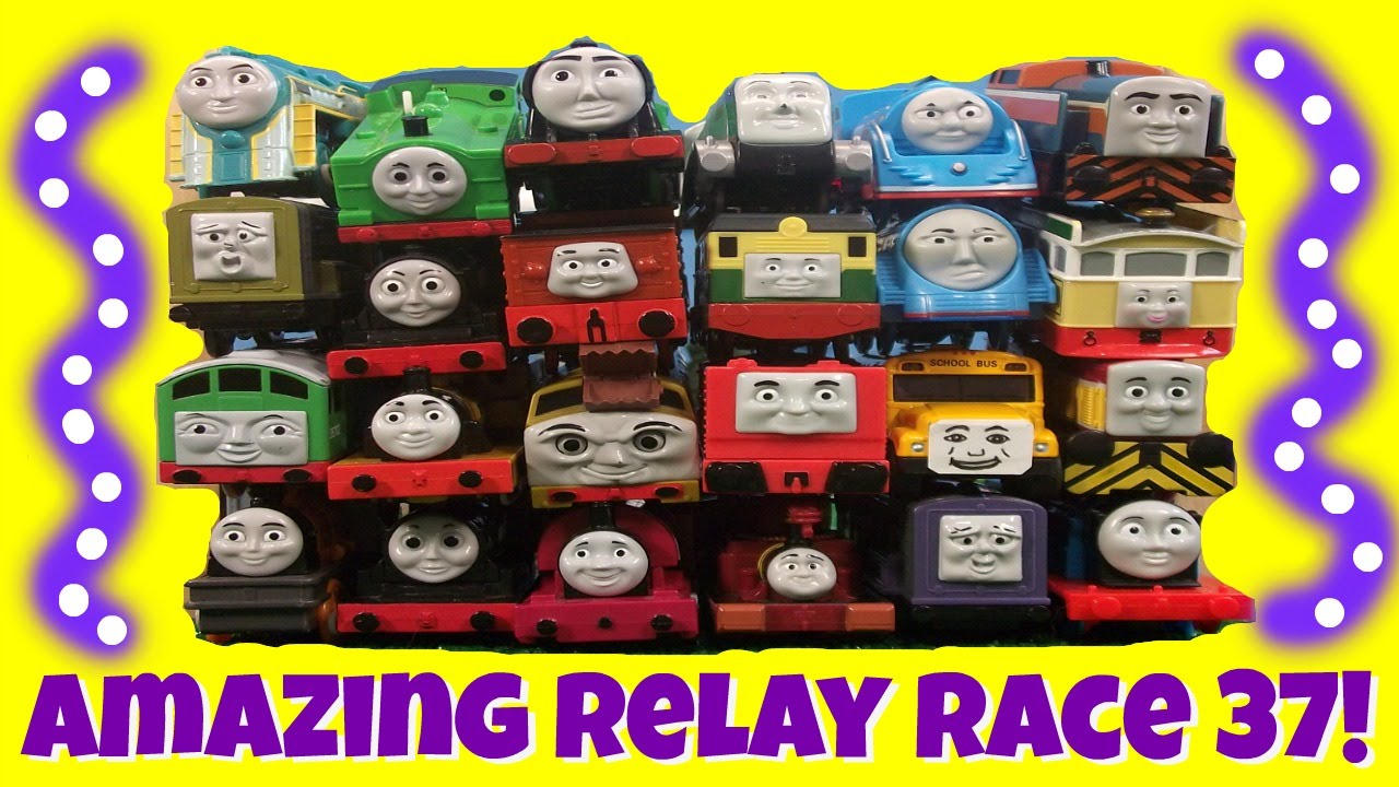 Amazing Relay Race 37! Trackmaster Thomas and Friends Racing ...