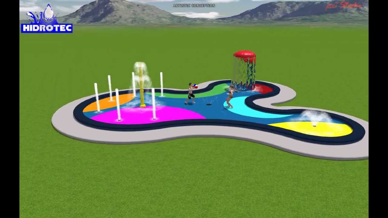Splash Pad Design - YouTube