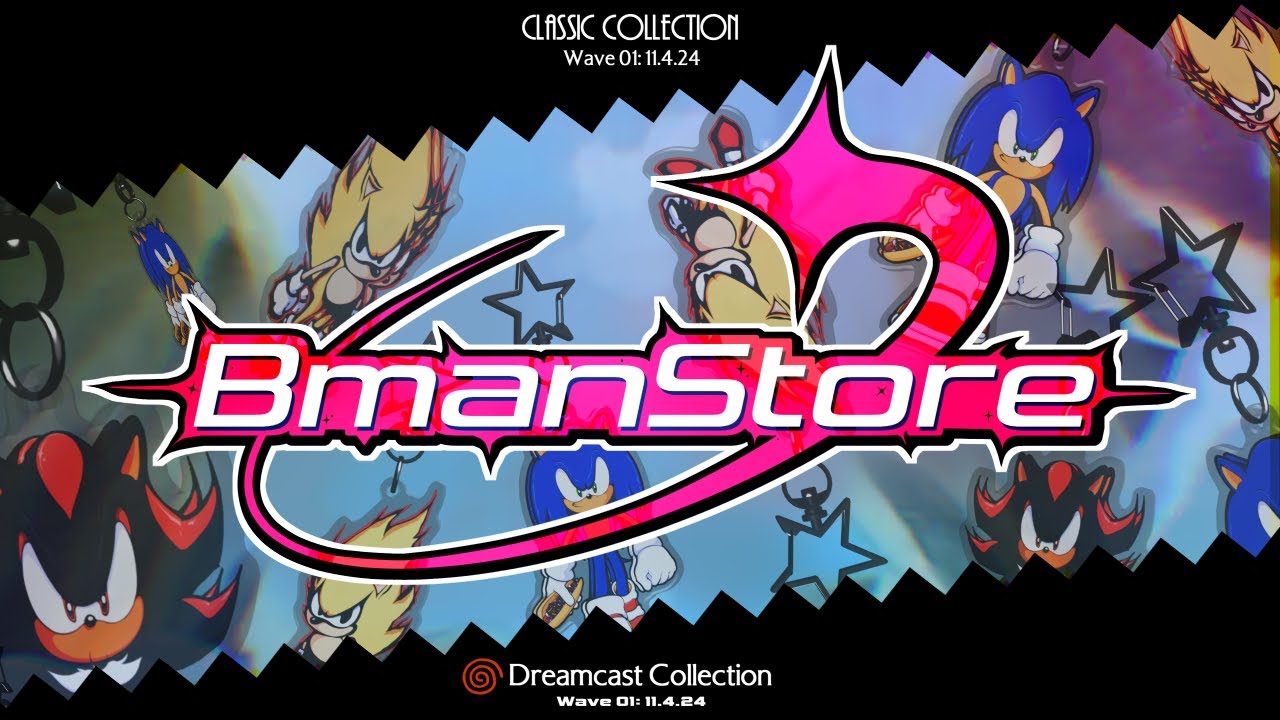 Dreamcast/Classic Sonic Merch Wave One - BmanStore - YouTube