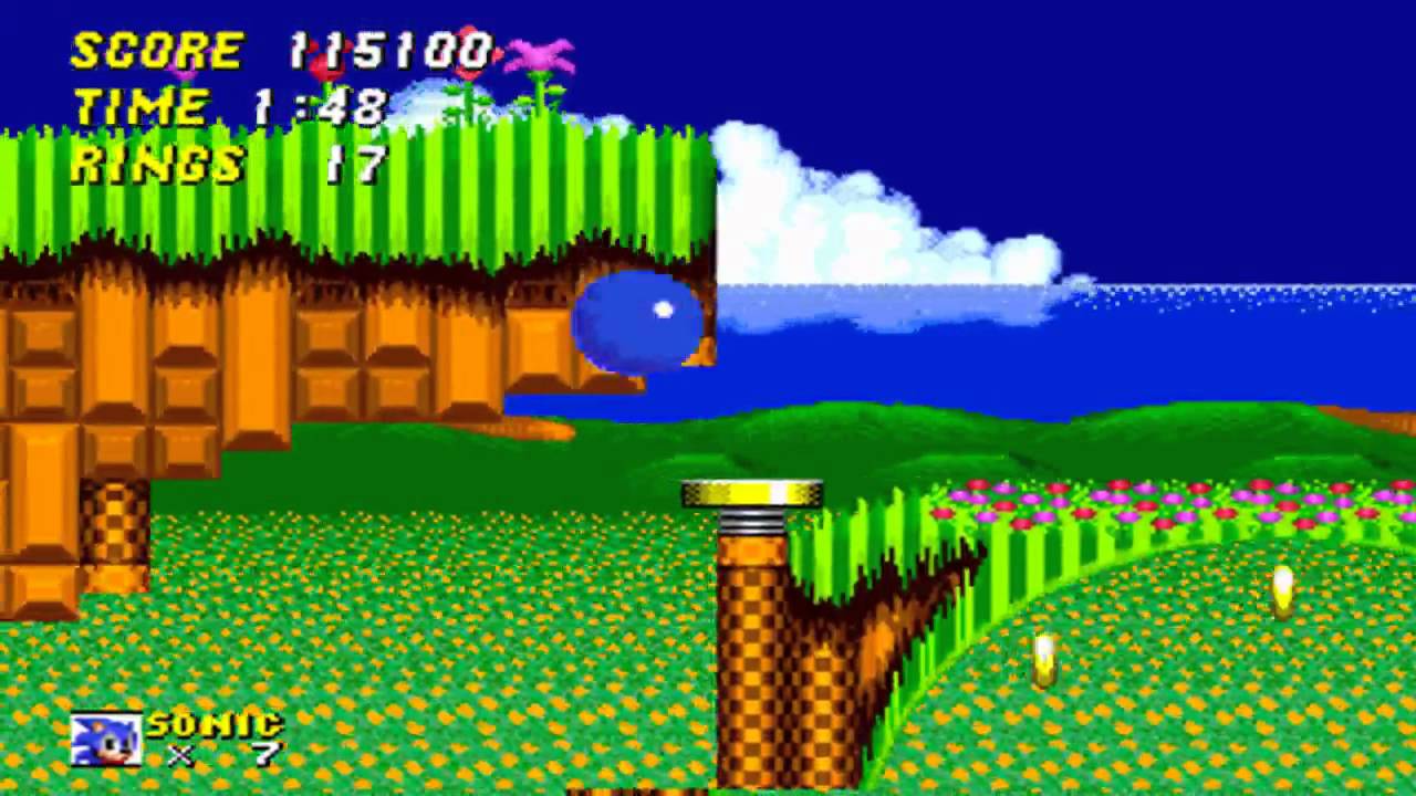Sonic 2 Walkthrough Emerald Hill Zone 2/2 - YouTube