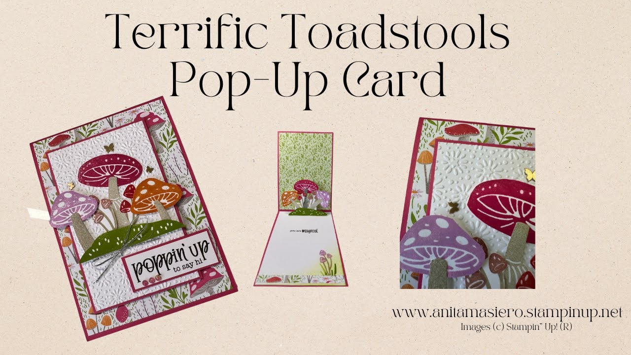 Terrific Toadstool Pop-Up Card - YouTube