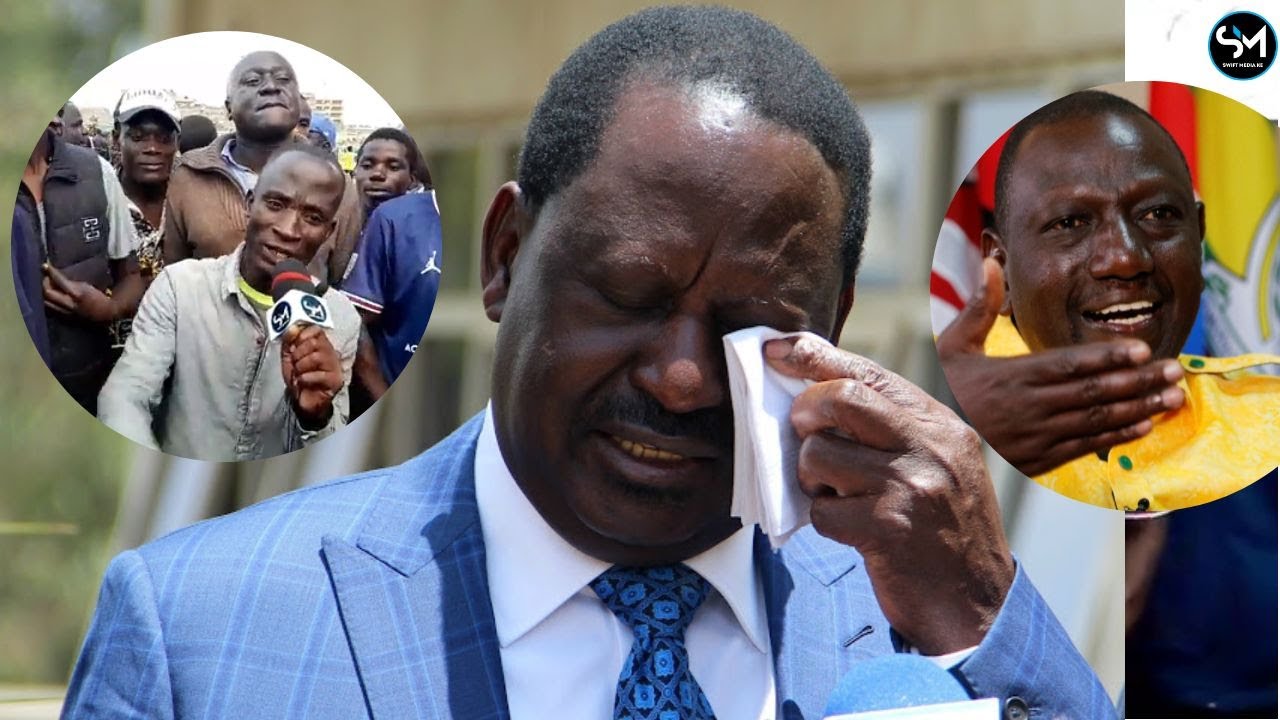 SAD NEWS RAILA LEFT IN TEARS AS HIS SUPPORTERS IN BUNGE LA MWANANCHI ...