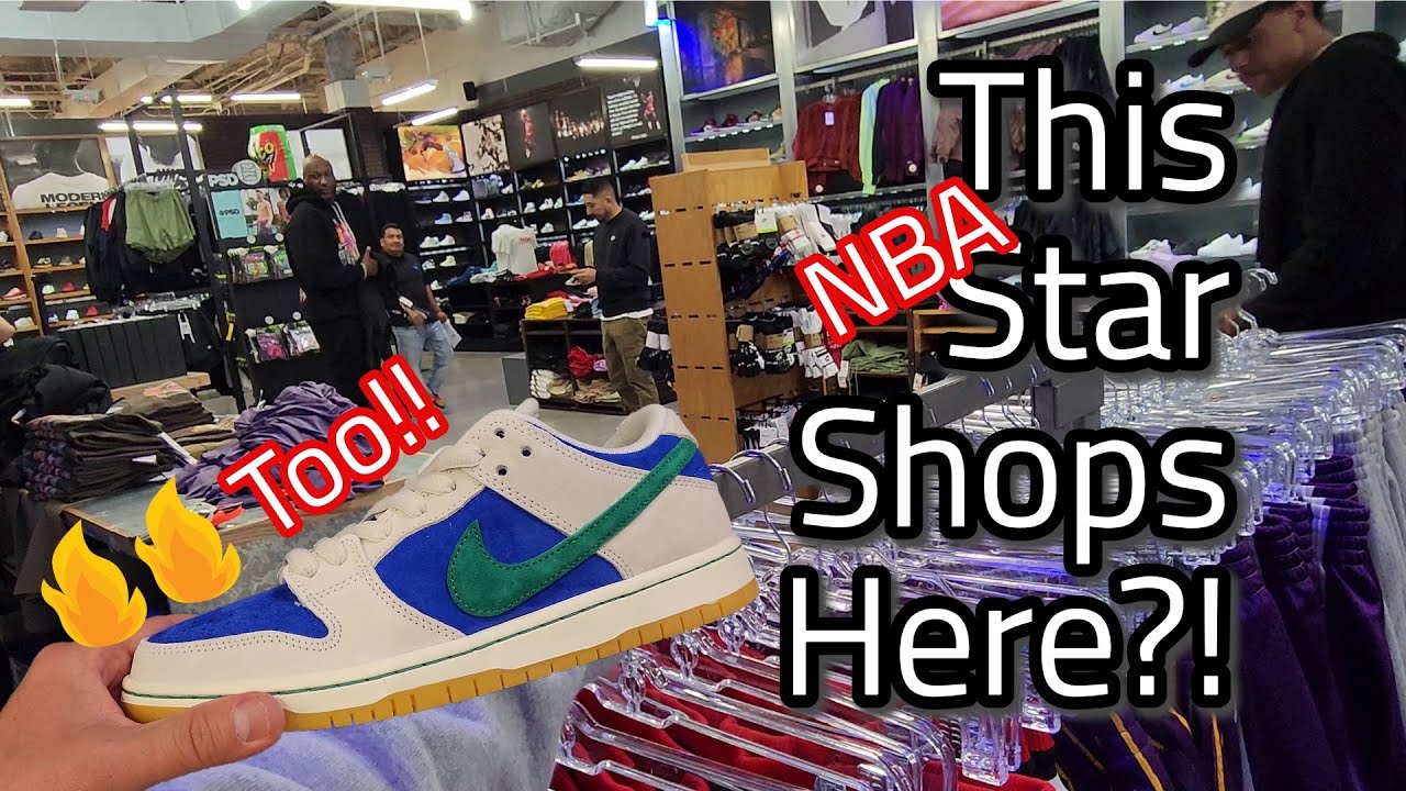 SB Dunk Lows & Lakers Legend @ This Mall?! - YouTube