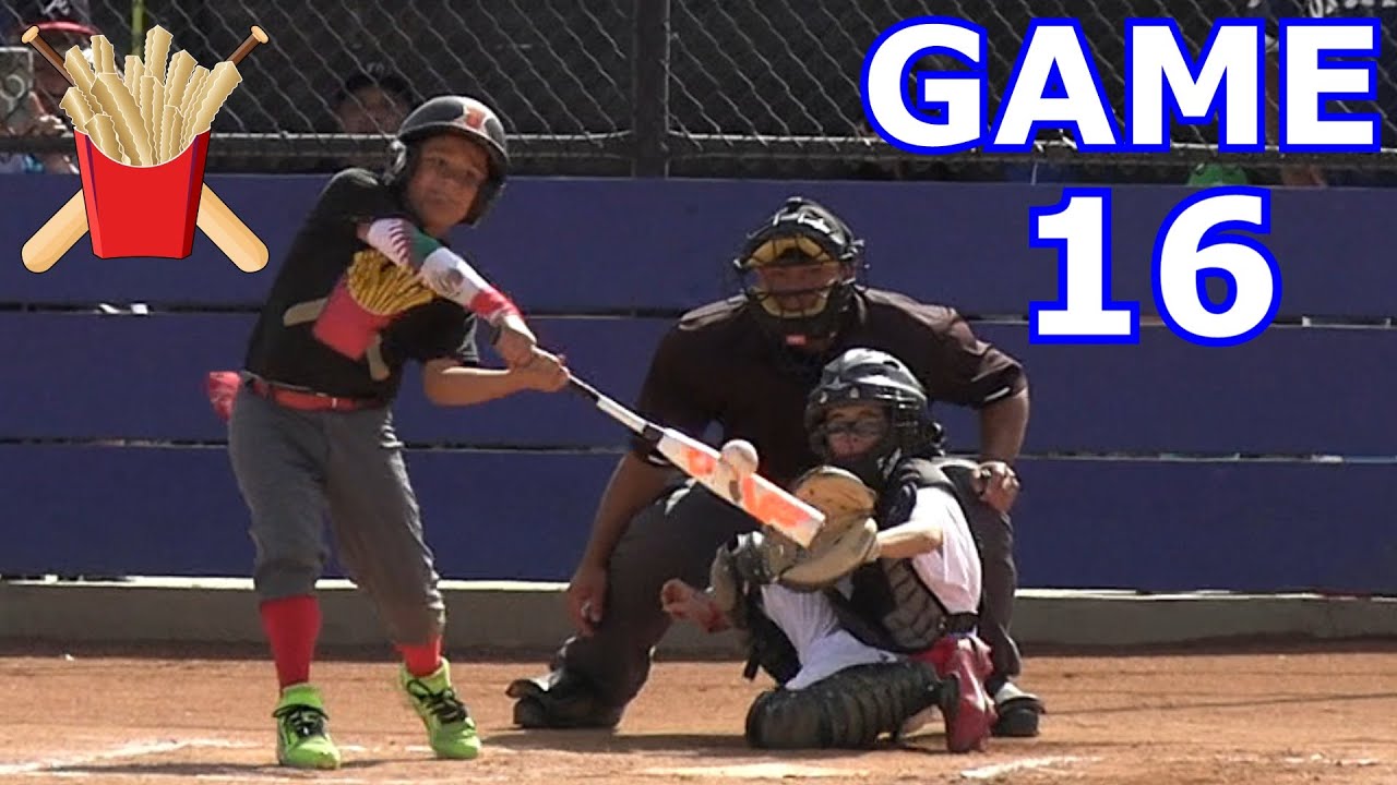 LUMPY ONE HOPS THE FENCE IN GAME 2! | Team Rally Fries (9U Fall Season ...