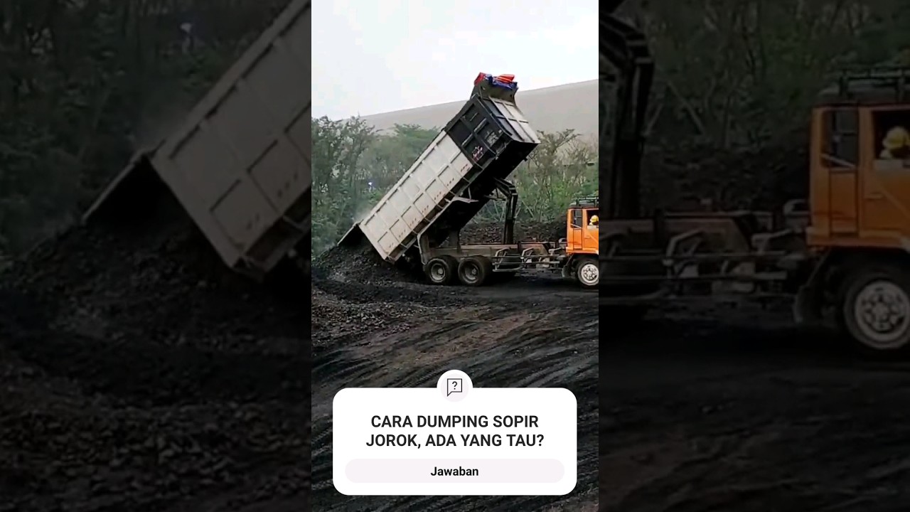 Operator kesal lihat cara dumping seperti ini - YouTube