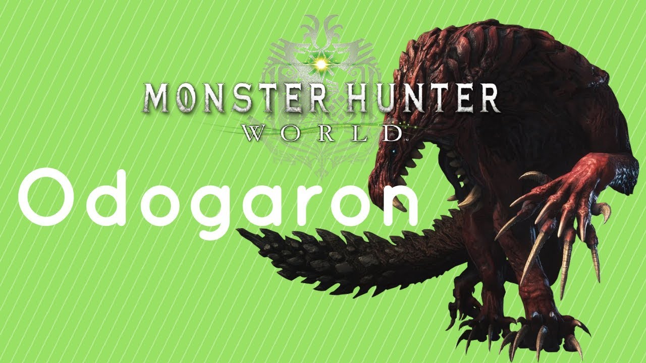 Monster Hunter World - Odogaron (High Rank) - Sword & Shield - YouTube