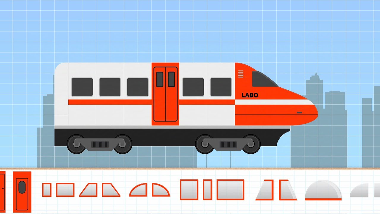 Labo lado train game simulator - change the color of the white train to ...