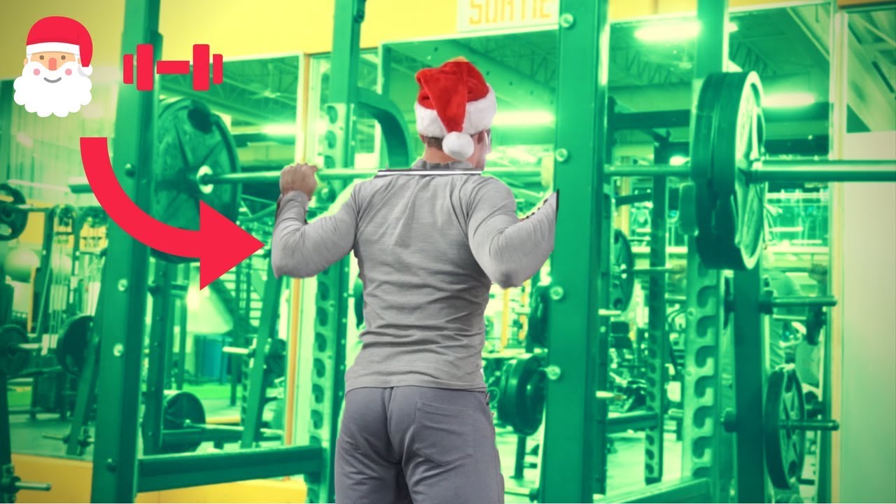 Santa Claus Doing Squat! | Personal Record Attempt - YouTube