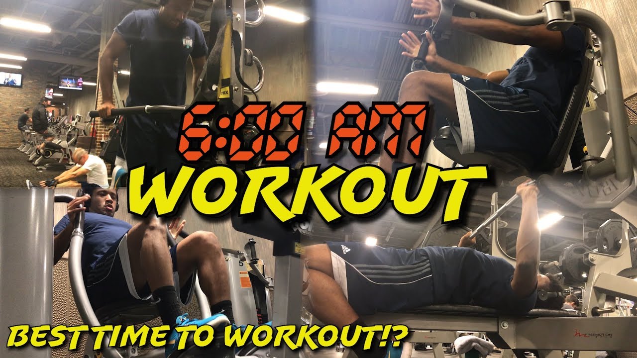 6AM WORKOUT | The Best Time to Workout!!! - YouTube